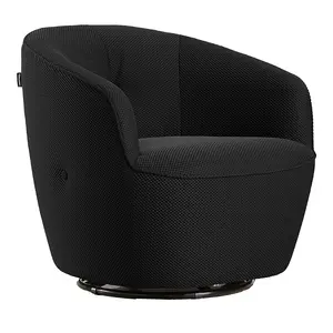 GIUSEPPE NICOLETTI Maglia Swivel Chair - Texture D-- Nero