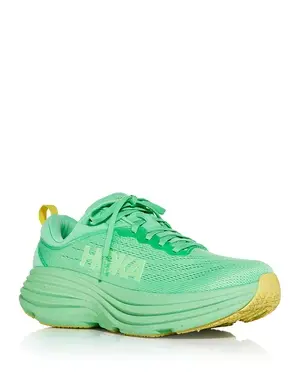 HOKA® Hoka Bondi 8 Lace Up Sneakers Lime Glow/lemonade