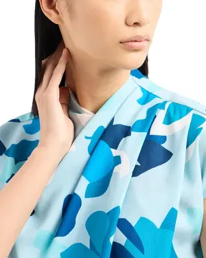 Emporio Armani Wrap Effect Collar Blouse