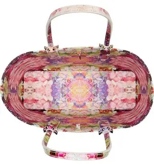 CHRISTIAN LOUBOUTIN Cabata Small Blooming Leather Tote