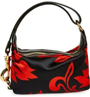Sacai Floral Print Top Handle Bag
