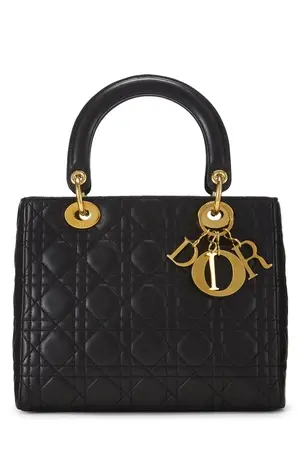 DIOR Lady Dior Medium Cannage Quilted Bag