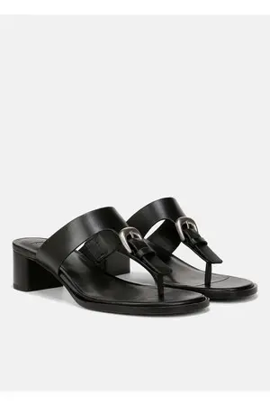 Vince Aubrey Leather Buckle Sandal