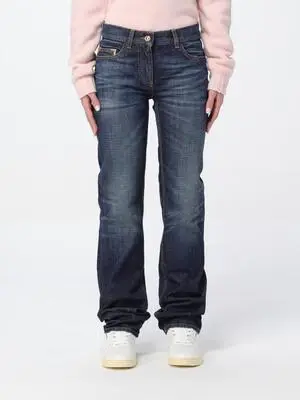 Palm Angels Straight Leg Jeans - Denim
