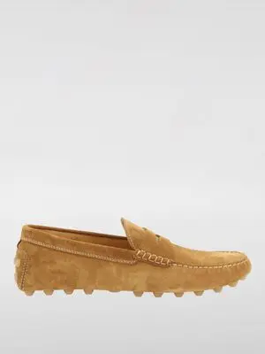 TOD'S Tod's Suede Loafers Camel