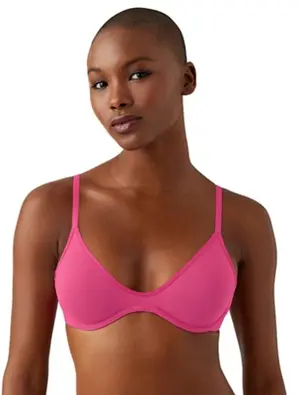 Wacoal Cotton To A Tee Scoop Underwire Bra - Raspberry Sorbet