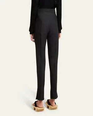 SETCHU Origami Skinny Wool Pants - Black