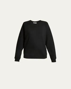 SETCHU SETCHU Zipper Cotton Sweatshirt - Black