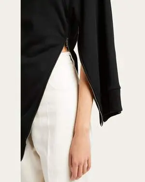 SETCHU Zipper Cotton Sweatshirt