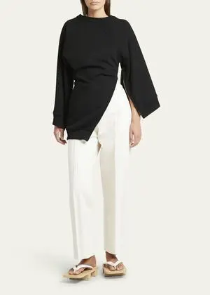 SETCHU Zipper Cotton Sweatshirt