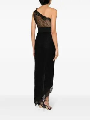 TOM FORD Lace-detail One-shoulder Dress