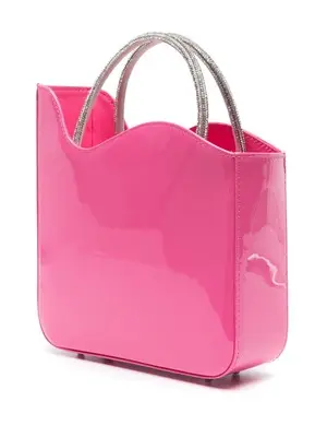 LE SILLA Ivy Patent-leather Tote Bag - Pink