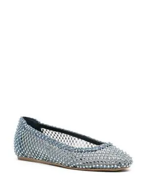 LE SILLA Gilda Crystal-embellished Ballerina Shoes
