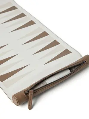 Brunello Cucinelli Leather Backgammon Set