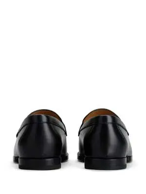 TOD'S Chain-embellished Leather Loafers