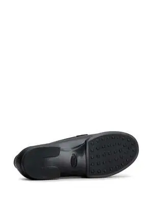 TOD'S Chain-embellished Leather Loafers