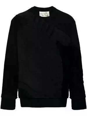 By Walid Panelled Cotton Sweatshirt