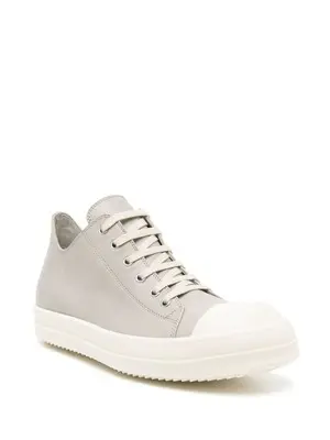 Rick Owens Low-top Leather Sneakers - Grey