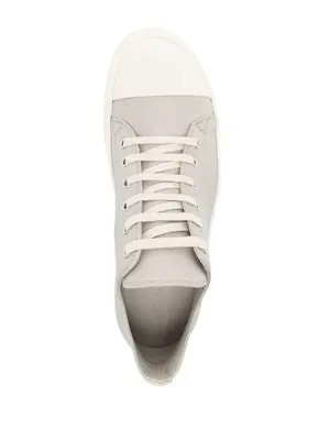 Rick Owens Low-top Leather Sneakers - Grey