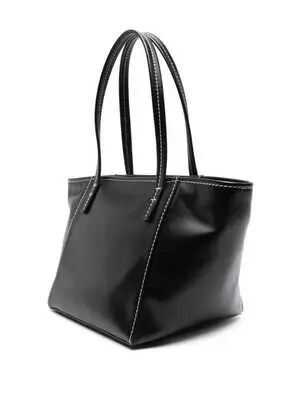 By Far Bar Leather Tote Bag