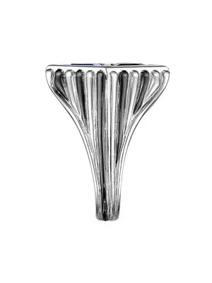 ANABELA CHAN 18k White Gold Signet Ring
