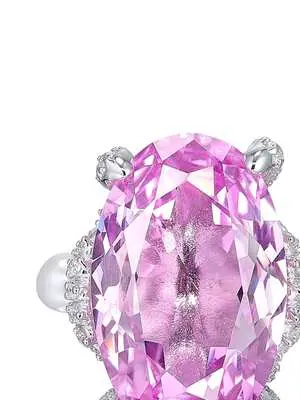 ANABELA CHAN 18kt White Gold Sapphire Cocktail Ring