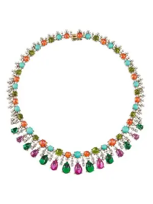 ANABELA CHAN 18k Yellow Gold Multi-stone Necklace - Green