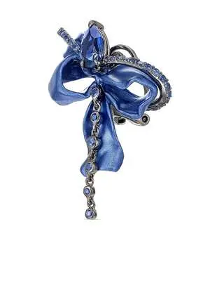ANABELA CHAN 18kt Gold Cupid's Bow Sapphire Drop Earrings - Blue
