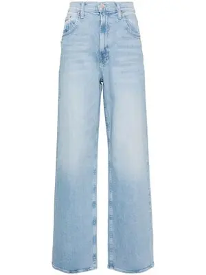 MOTHER The Spinner High-rise Straight-leg Jeans - Blue