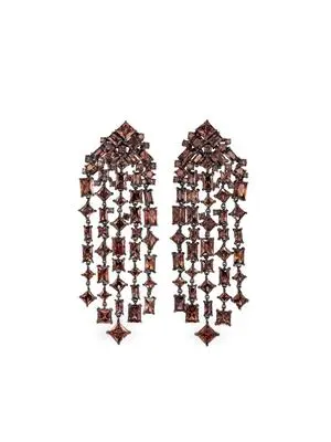 ANABELA CHAN Cascade Quartz Earrings - Brown