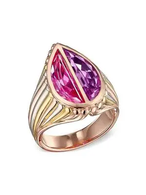 ANABELA CHAN 18kt Gold Vermeil Pear Signet Ring