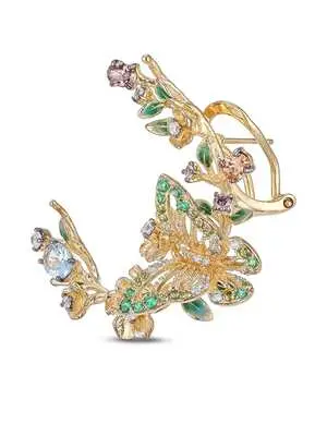 ANABELA CHAN 18kt Yellow Orchard Garland Gemstones Earrings