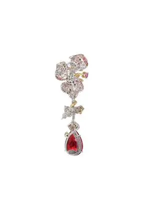 ANABELA CHAN 18kt Yellow And White Gold Multi-stone Drop Earrings