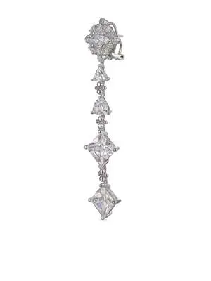 ANABELA CHAN 18kt White Gold Diamond Drop Earrings