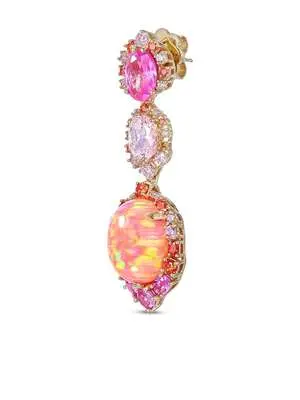 ANABELA CHAN 18k Yellow Vermeil Ocean Opal And Sapphire Drop Earrings