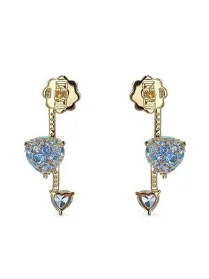 ANABELA CHAN 18kt Gold Vermeil Multi-stone Drop Earrings
