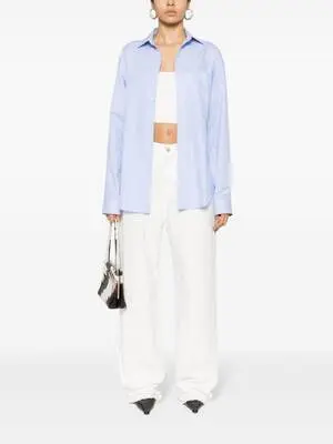 DARKPARK Lisa Mid-rise Wide-leg Jeans - White