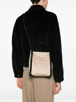 Valentino Garavani Vlogo Jacquard Tote Bag - Neutrals