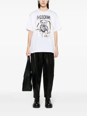 Moschino Teddy Bear-print Cotton T-shirt