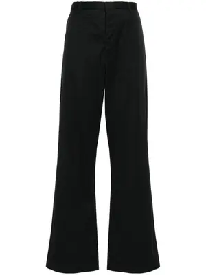 R13 High-waisted Wide-leg Trousers