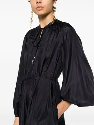 Zimmermann Junie Billow Maxi Dress With Abstract Print