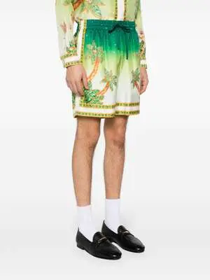 Casablanca Joyaux D'afrique Silk Shorts