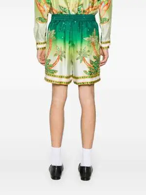 Casablanca Joyaux D'afrique Silk Shorts