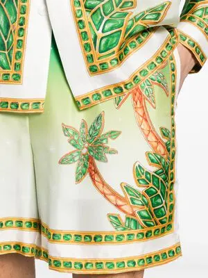 Casablanca Joyaux D'afrique Silk Shorts