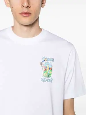 Casablanca Le Jeu-print Cotton T-shirt
