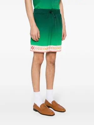 Casablanca Unity Is Power Silk Shorts