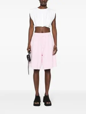 Dsquared2 Rubberised-logo Cotton Shorts