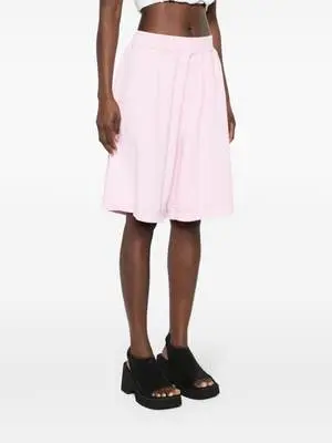 Dsquared2 Rubberised-logo Cotton Shorts