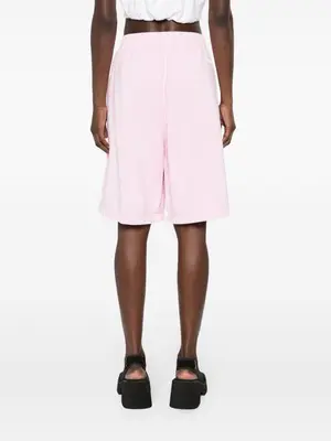 Dsquared2 Rubberised-logo Cotton Shorts