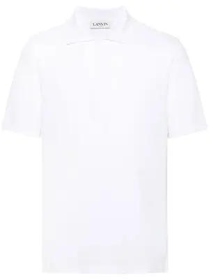 Lanvin Embroidered Polos For Men